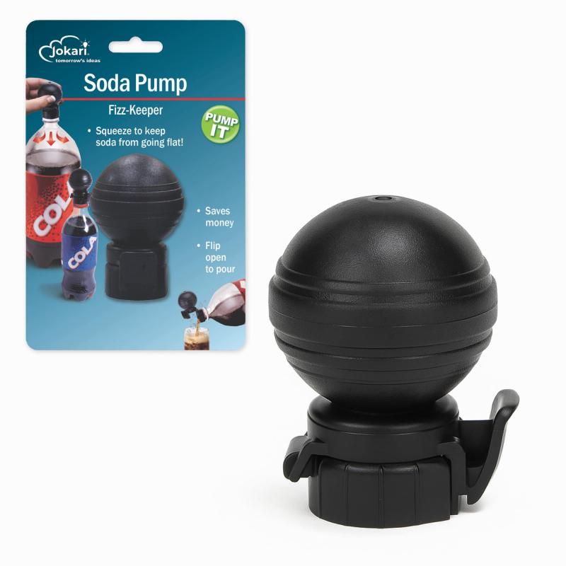 【楽天市場】Jokari-US 5100 Fizz-Keeper Pump & Pour- black：K工房ストア