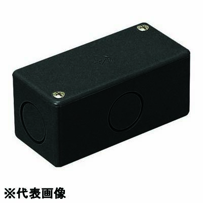 【楽天市場】【楽天倉庫自動出荷/365日出荷】未来工業 PVU-K ユニバーサルボックス ブラック 1個[MRI009929]：k-material