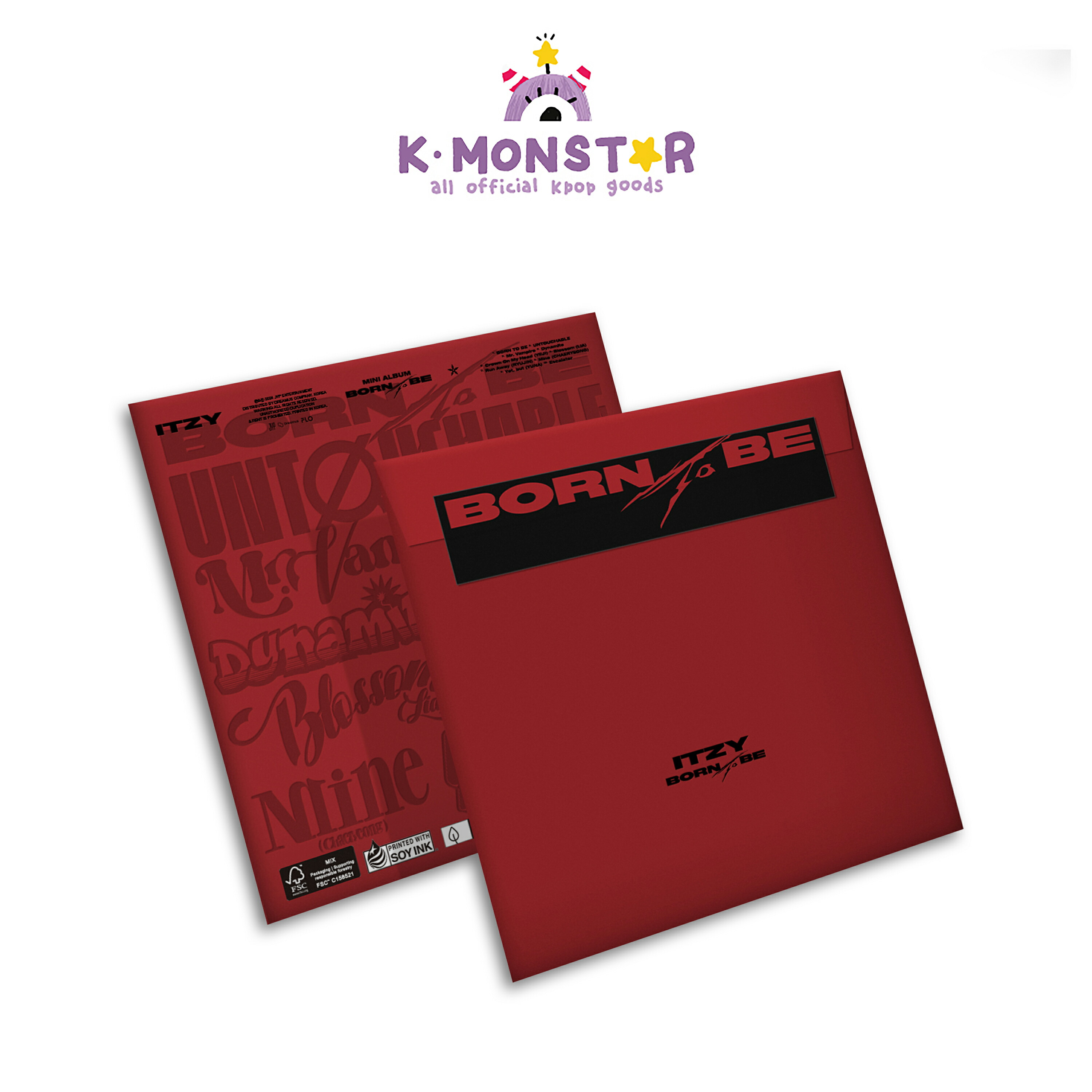 【楽天市場】ITZY - BORN TO BE (SPECIAL EDITION) (UNTOUCHABLE Ver.) ALBUM：K-MONSTAR