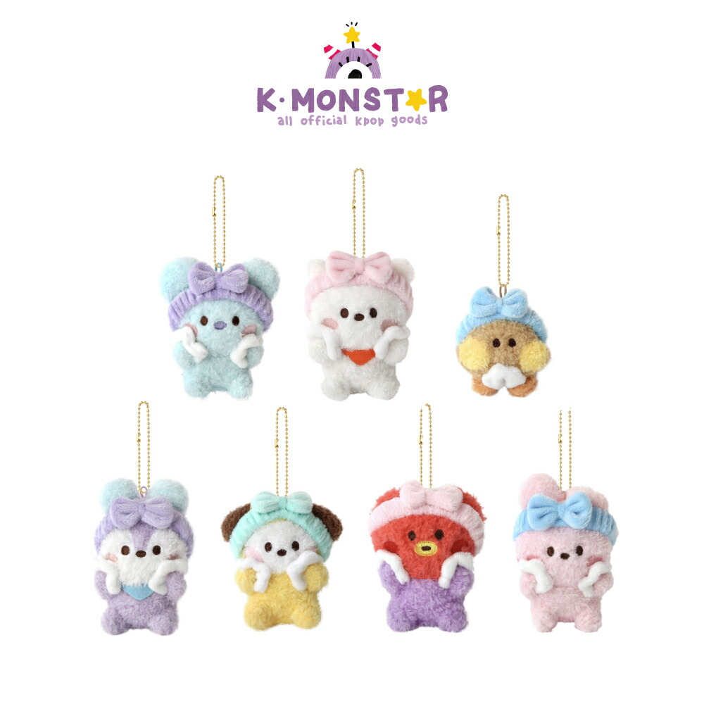 【楽天市場】BT21 minini PLUSH KEYRING [BATH TIME]：K-MONSTAR