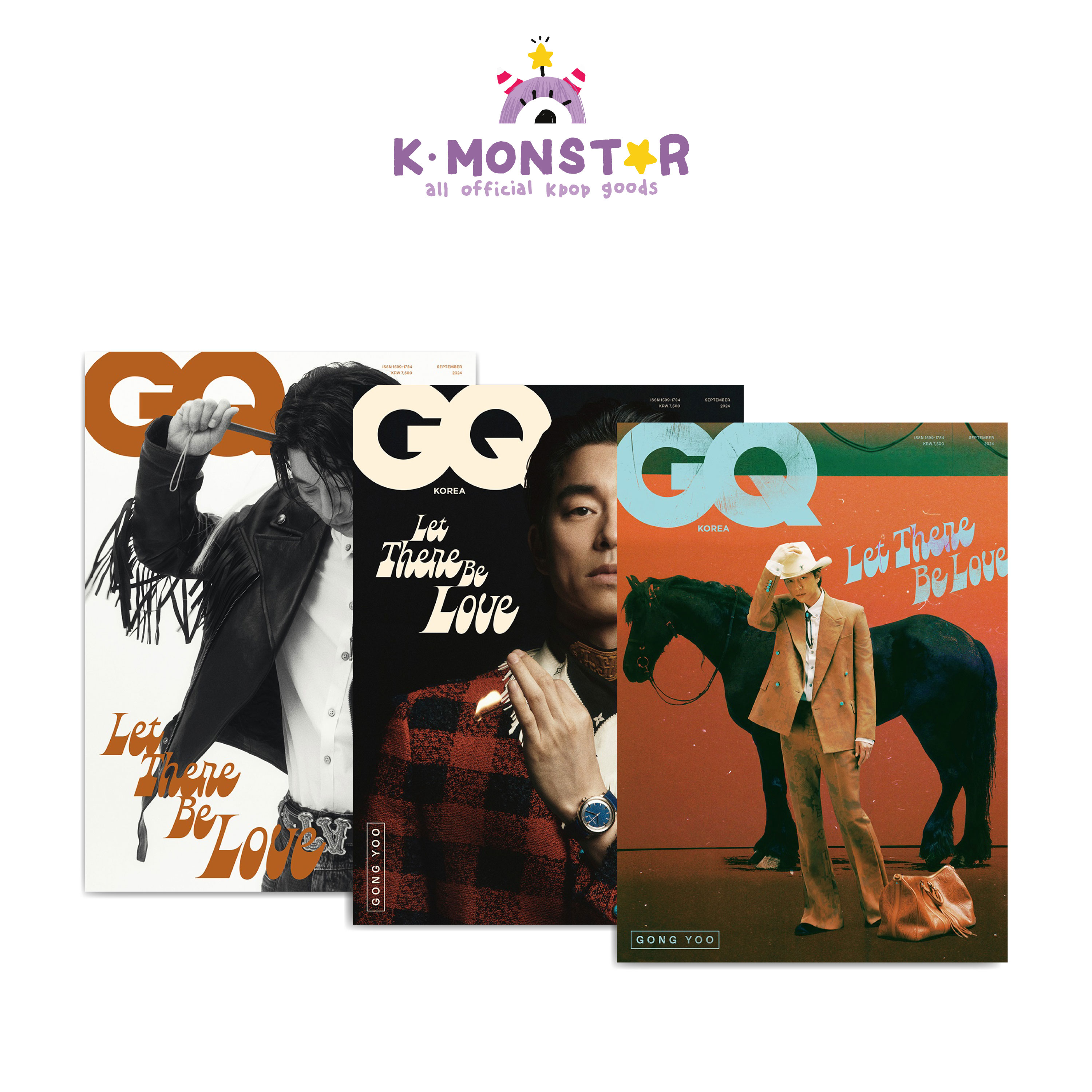 【楽天市場】[和訳付き] GQ KOREA 2024年 9月号 GONG YOO TREASURE 3種 韓国雑誌 magazine マガジン ...