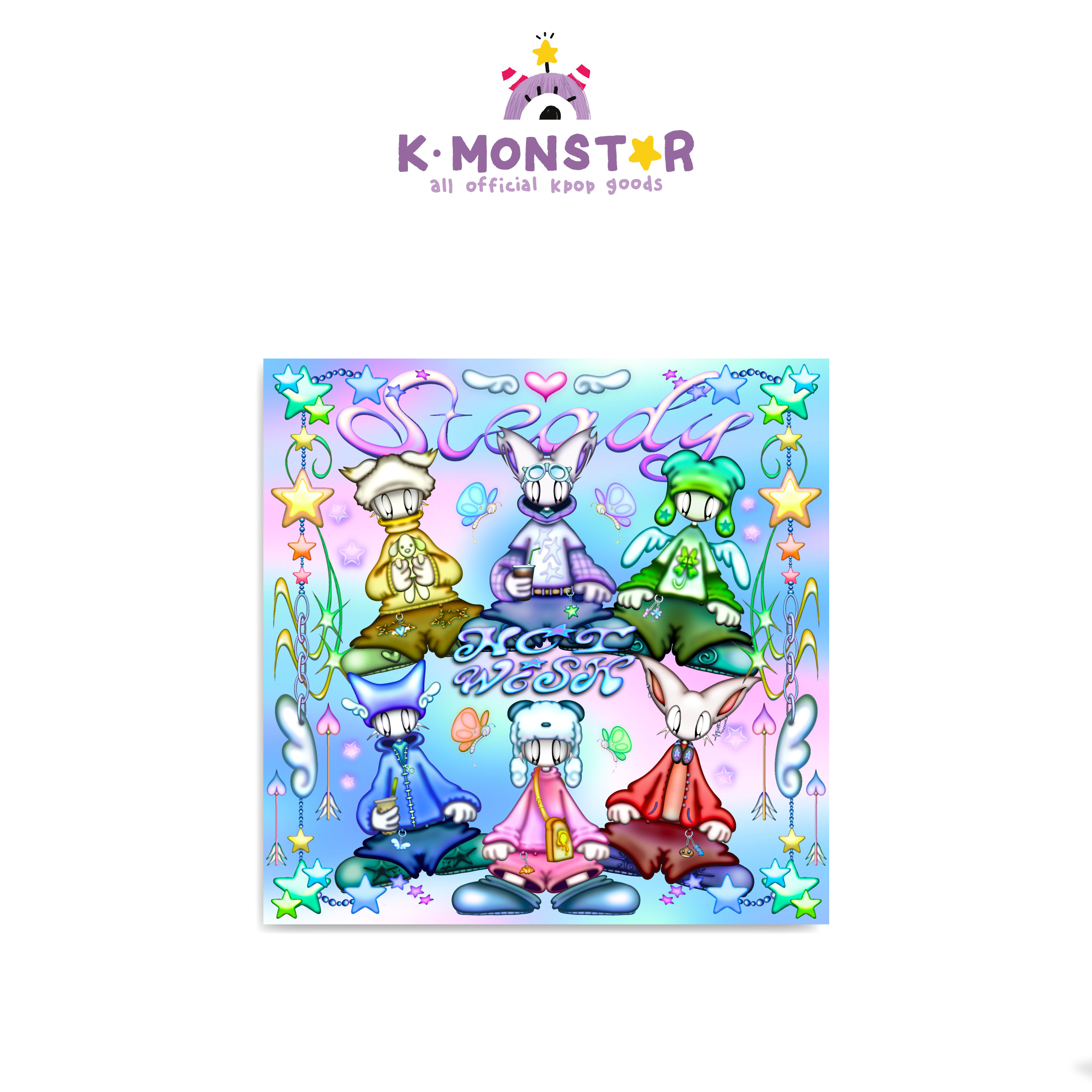 【楽天市場】NCT WISH - Steady / 1st Mini Album (Photobook Ver.)：K-MONSTAR