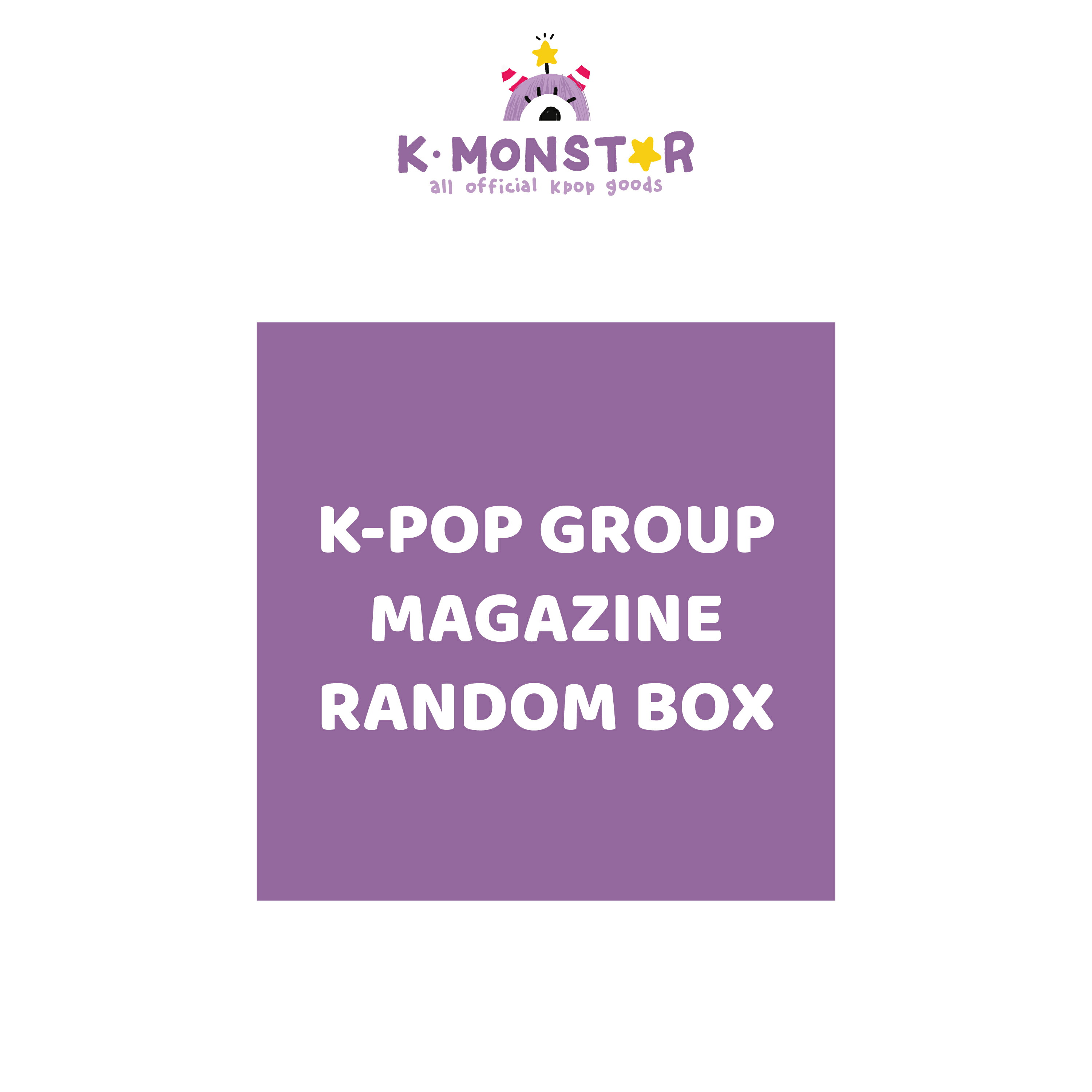 【楽天市場】K-POP GROUP MAGAZINE RANDOM BOX：K-MONSTAR