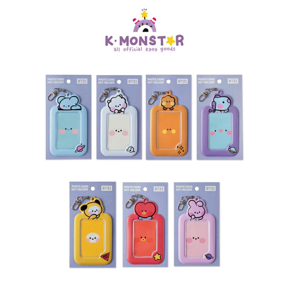 【楽天市場】BT21 minini PHOTO CARD KEY HOLDER：K-MONSTAR