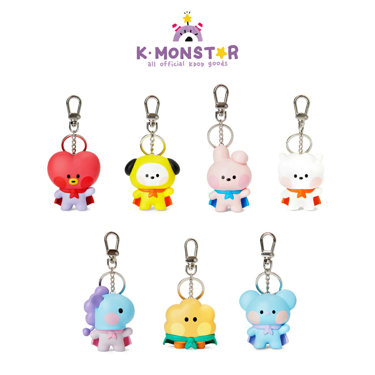 【楽天市場】BT21 mini SOUND KEYRING サウンド キーリング KOYA RJ SHOOKY MANG CHIMMY ...