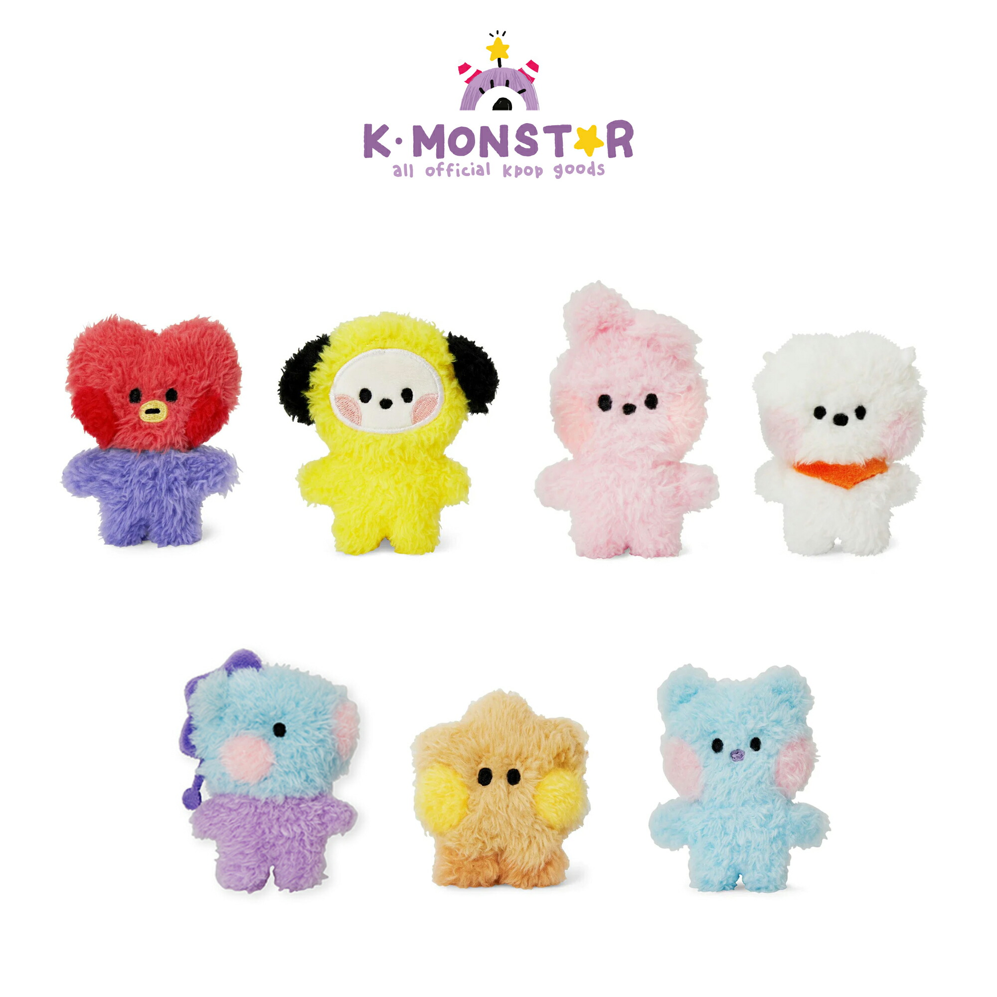 【楽天市場】BT21 Mini Minini Doll ミニ ミニニ人形/ KOYA RJ SHOOKY MANG CHIMMY TATA ...