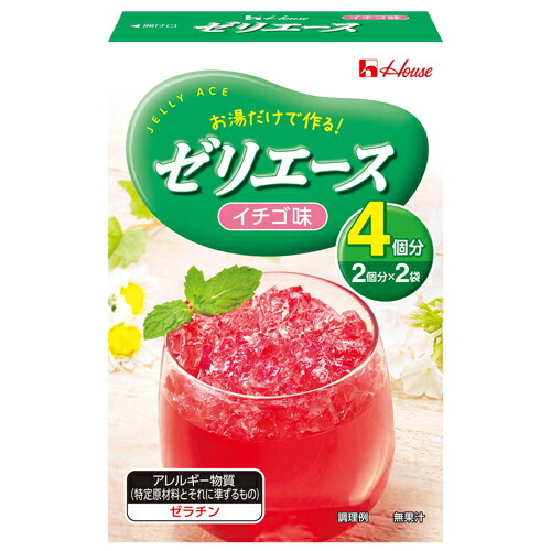 【楽天市場】ハウス食品 ゼリエース イチゴ味 92g 10×6 合計60個：Re-light