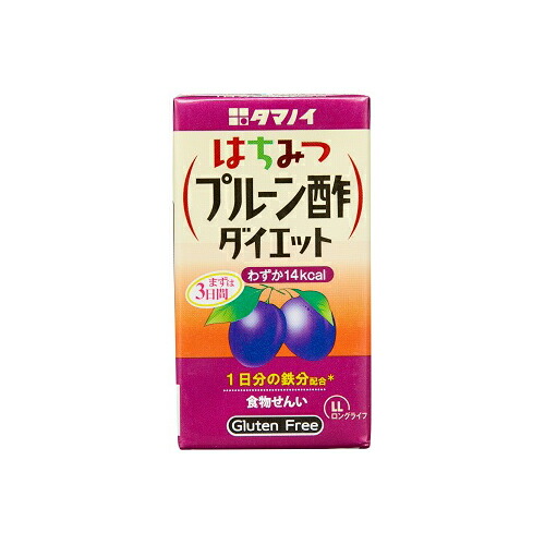 【楽天市場】【2ケース】タマノイ酢 はちみつプルーン酢ダイエットLL 125ml BP 24本×2箱 合計48本：Re-light