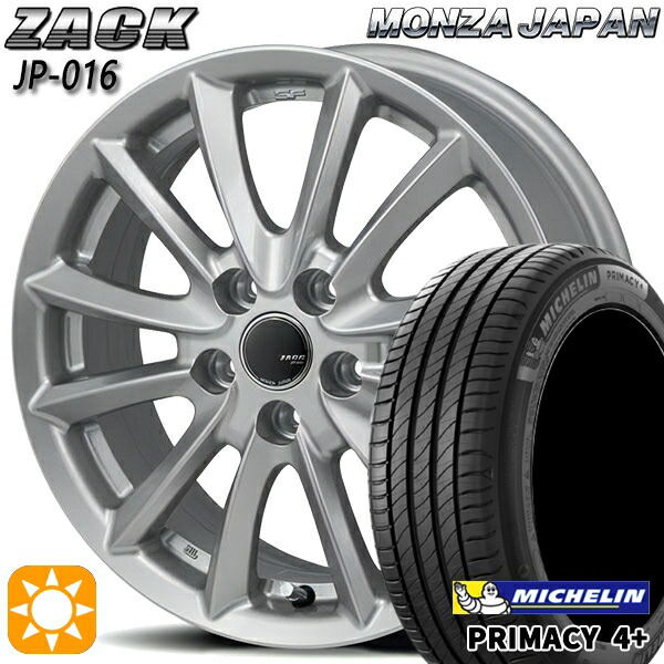 【楽天市場】【取付対象】215/50R17 95W XL ミシュラン プライマシー4プラス モンツァ ザック JP016 チタンブラック 17インチ 7.0J 5H100 サマータイヤホイール ...