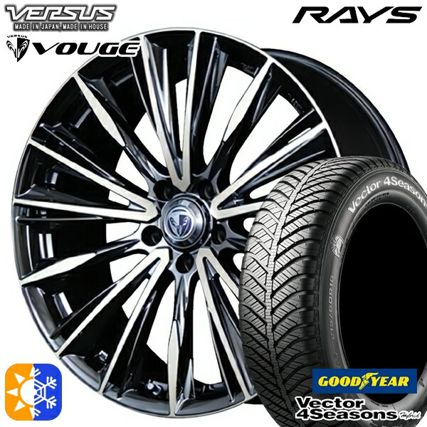 【楽天市場】225/40R18 92H XL グッドイヤー ベクター フォーシーズンズ RAYS ベルサス ストラテージア ヴォウジェ DR ...