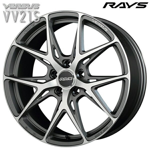 【楽天市場】19インチ 9.5J 5H112 +25 RAYS レイズ ベルサス クラフトコレクション VV21S M4（マットダイヤモンド ...