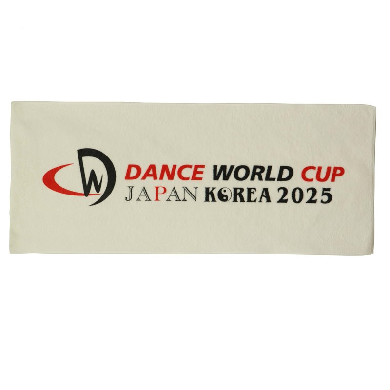 【楽天市場】DWC 公式グッズ dwc25 フェイスタオル 34×84 1枚（25tow） DANCE WORLD CUP JAPAN ...