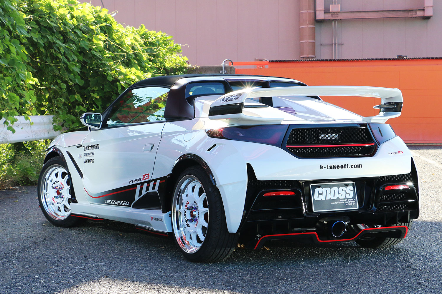 【楽天市場】[テイクオフ]CROSS S660 TYPE-B リアバンパー JW5 BARIKI：テイクオフ 楽天市場店