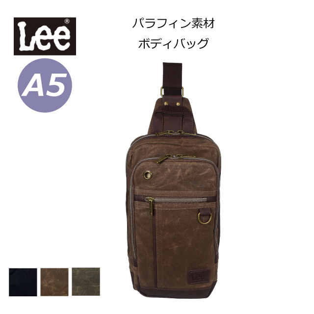 【楽天市場】ボディバッグ メンズ かっこいい Lee リー crash パラフィン加工 ボディーバッグ 320-4033 バッグ 斜めがけ ...