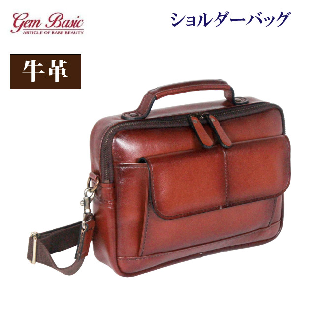 【楽天市場】メンズ ショルダーバッグ 斜め掛けGEM BASIC かぶせポケット 2wayショルダーバッグ 豊岡製鞄 1512 バッグ メンズバッグ 本革 斜めがけ レザー おしゃれ ...