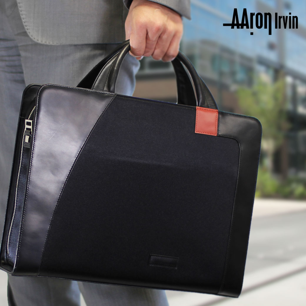 【楽天市場】Aaron Irvin アーロン・アーヴィン マイクロファイバービジネス ビジネスバッグ メンズ ブリーフケース 2way A4 ショルダーバッグ メンズ バッグ 斜めがけ ...