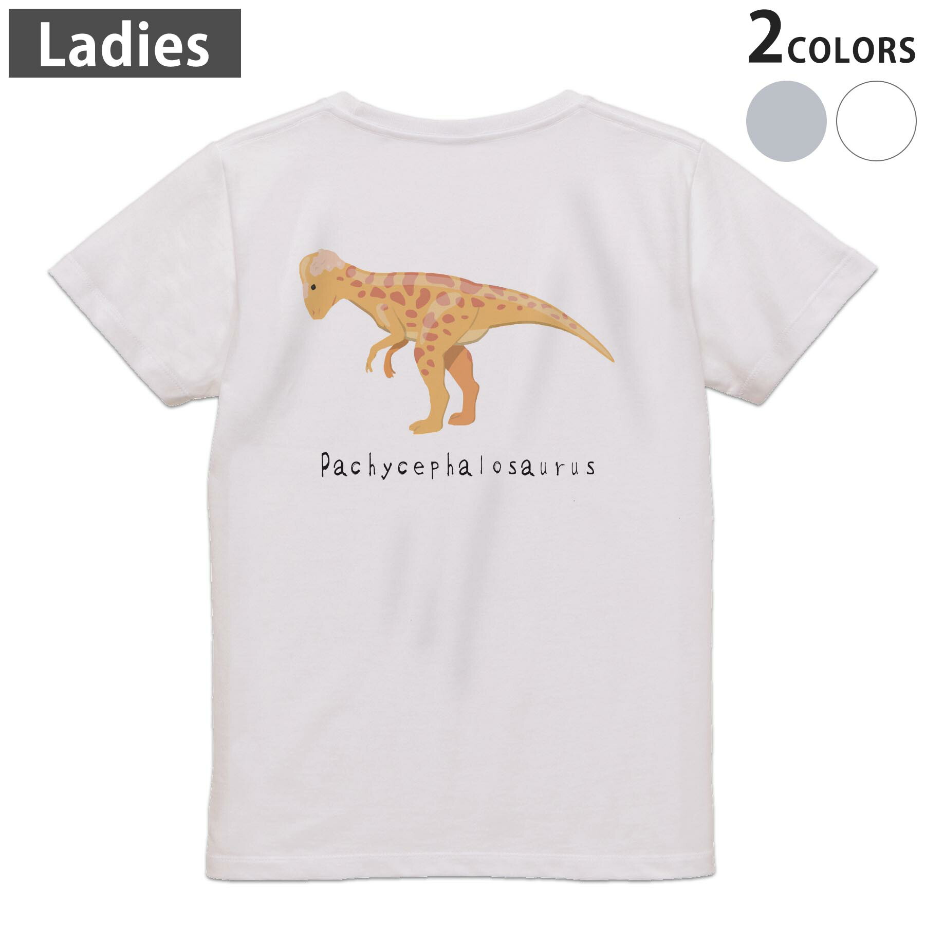 【楽天市場】Tシャツ レディース バックプリント 半袖 ホワイト グレー デザイン M Lティーシャツ T shirt 017690 パキ ...