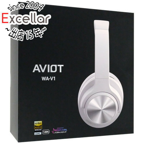 【楽天市場】【中古】AVIOT ワイヤレスヘッドホン WA-V1-WH ホワイト 未使用：エクセラー2号館 楽天市場店