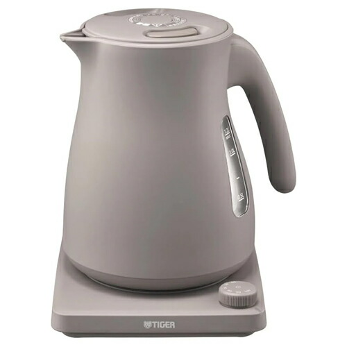 【楽天市場】タイガー【TIGER】蒸気レス電気ケトル 1.2L QUICK＆SAFE＋ チェスナッツグレー PTV-A120-HC【温度調節 ...