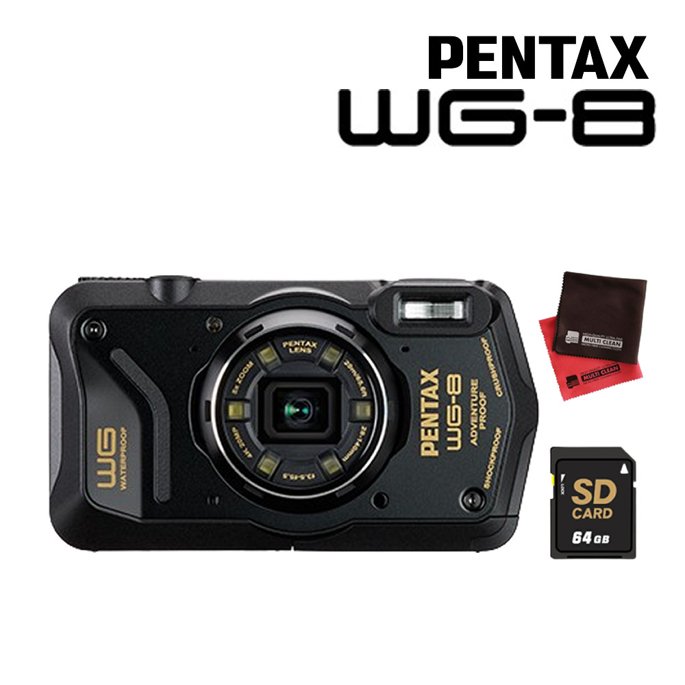 【楽天市場】PENTAX WG-8 ブラック（ペンタックス リコー コンパクトデジタルカメラ 防水 防塵 耐衝撃 工事 建設 現場 GPS ...