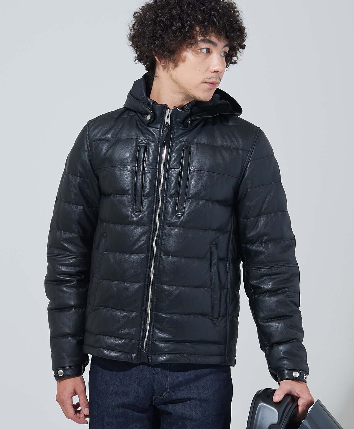 【楽天市場】KADOYA DH LEATHER DOWN / ブラック カドヤ公式 楽天市場店：KADOYA公式 楽天市場店