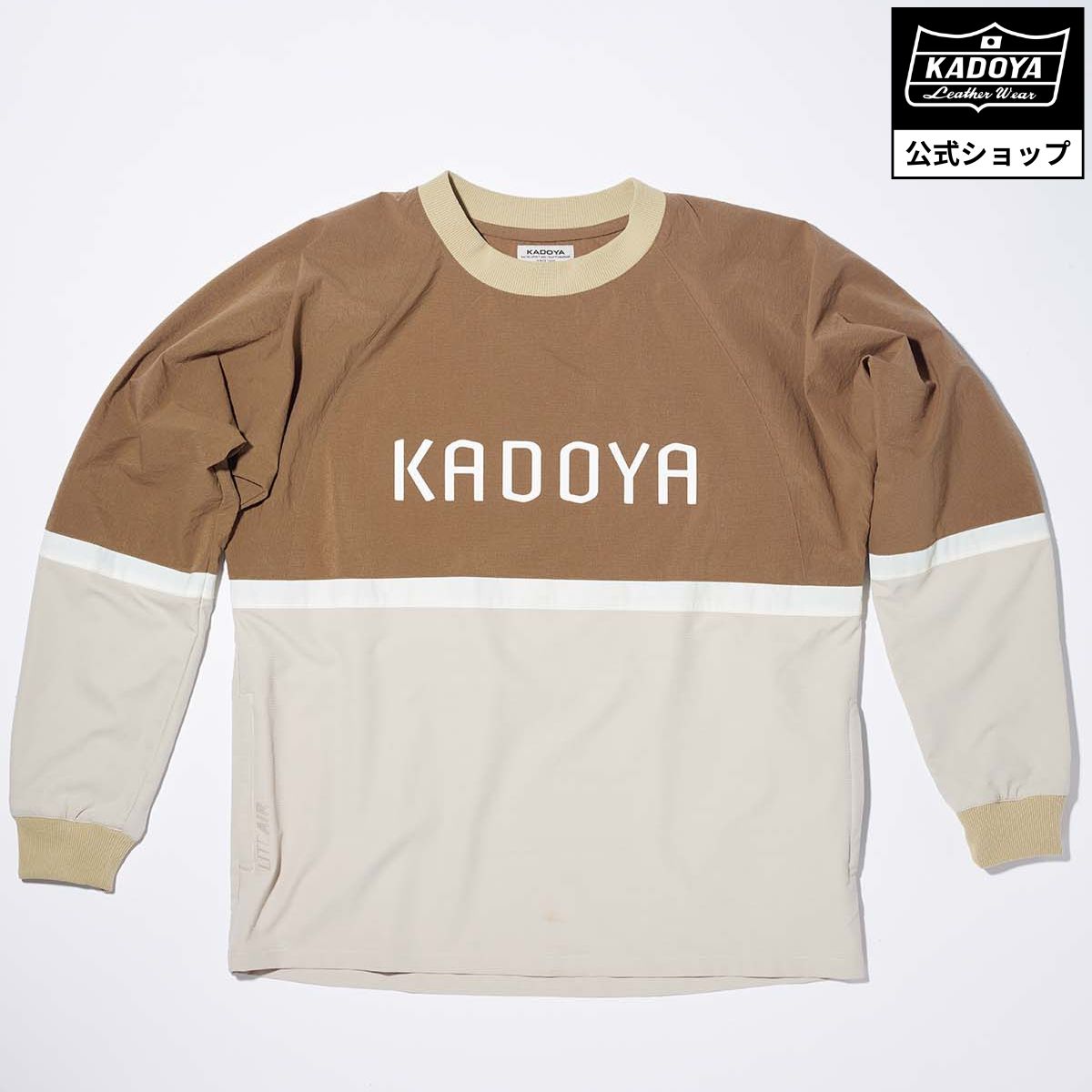 【楽天市場】KADOYA LITE AIR JERSEY / ブラウン/ベージュカドヤ公式 楽天市場店：KADOYA公式 楽天市場店