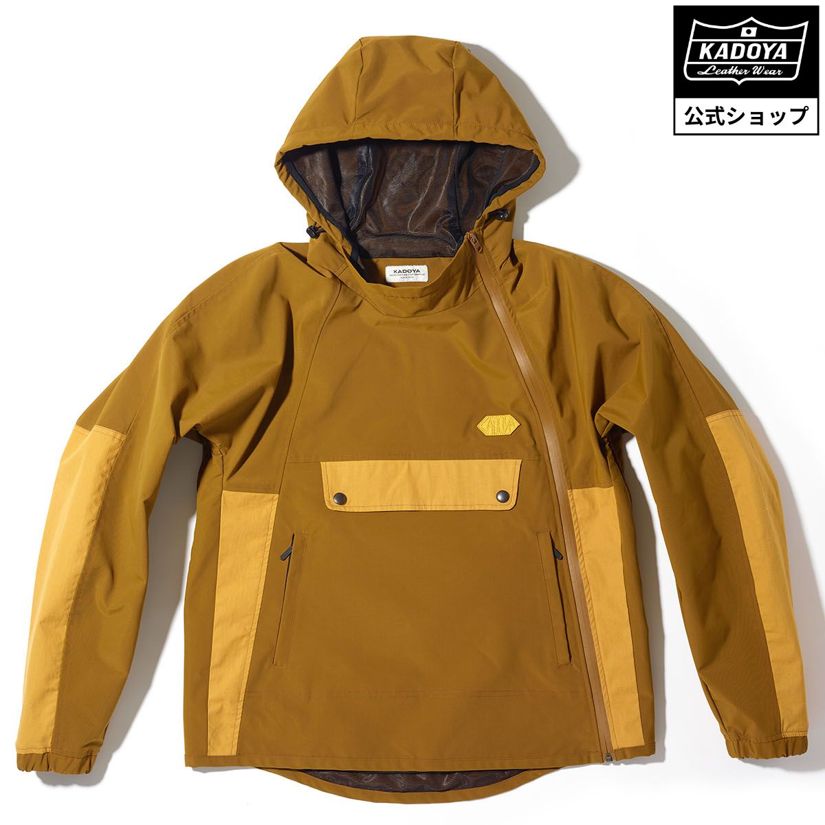 【楽天市場】KADOYA ROUND ZIP ANORAK / ブラウン カドヤ公式 楽天市場店：KADOYA公式 楽天市場店