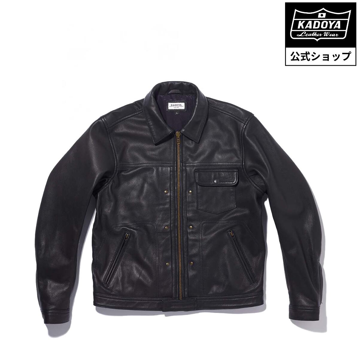 【楽天市場】KADOYA RODEO LEATHER JACKET / ブラック カドヤ公式 楽天市場店：KADOYA公式 楽天市場店