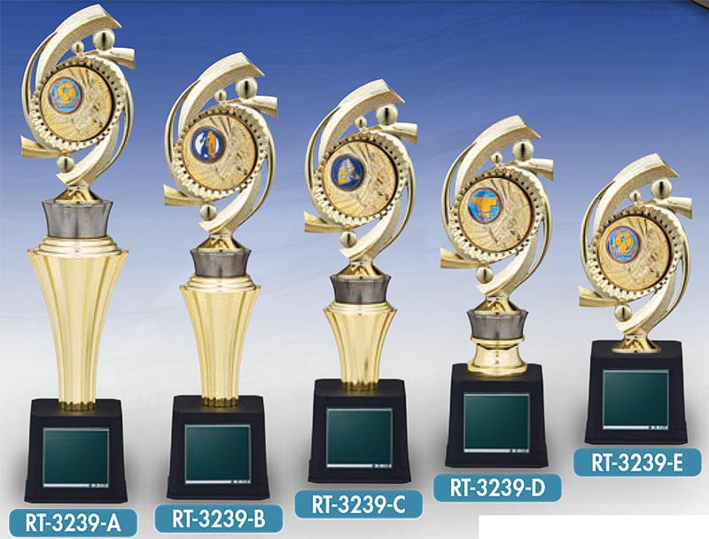 【楽天市場】【プレート彫刻無料】レリーフ選択トロフィーRT-3239-B 表彰 記念品 賞品 レプリカ：トロフィー記念品の老舗 香川記章