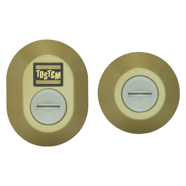 【楽天市場】【LIXIL リクシル（TOSTEM）】玄関交換用 Z-1A1-DDTC MIWA PS(DN) 2個同一キーシリンダー グレイスゴールド色（QDK668-QDK668）：カギ工房