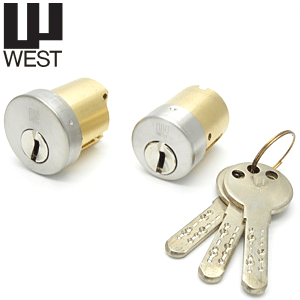 【楽天市場】《ポイント5倍》2/10日01:59分までWEST916シリンダーD916-W12/W15-SSセキスイハウス PPA4+2200M交換シリンダー シルバー色 鍵 シリンダー 交換 ...