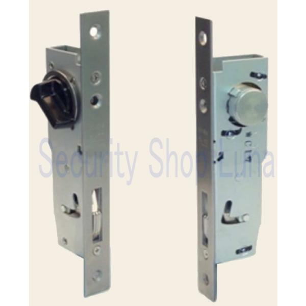 【楽天市場】MIWA SL77-3シルバー色（彫込引戸錠 外側：シリンダーなし 内側：サムターン）【在庫品】：セキュリティショップ ルナ