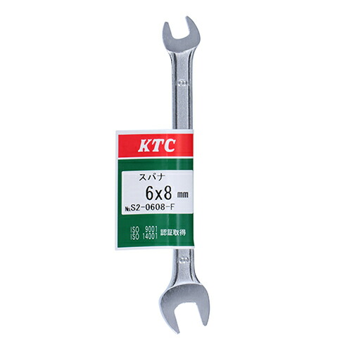 【楽天市場】スパナ KTC S2-0608-F KTC独自のI型断面形状により、しなりに強く、軽いです。六角ボルト・ナットを締め緩めする為のスパナ。 BFJ1042405：家具ドキッ！