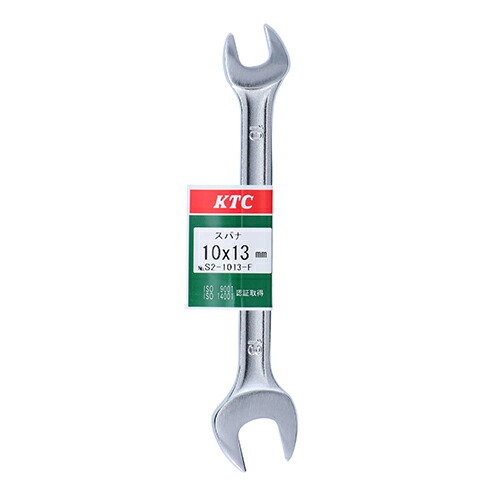 【楽天市場】【期間限定ポイント2倍】スパナ KTC S2-1013-F KTC独自のI型断面形状により、しなりに強く、軽いです。六角ボルト・ナットを締め緩めする為のスパナ ...