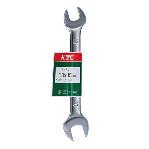 【楽天市場】【サマーSALE開催中】スパナ KTC S2-1315-F KTC独自のI型断面形状により、しなりに強く、軽いです。六角ボルト・ナットを締め緩めする為のスパナ ...