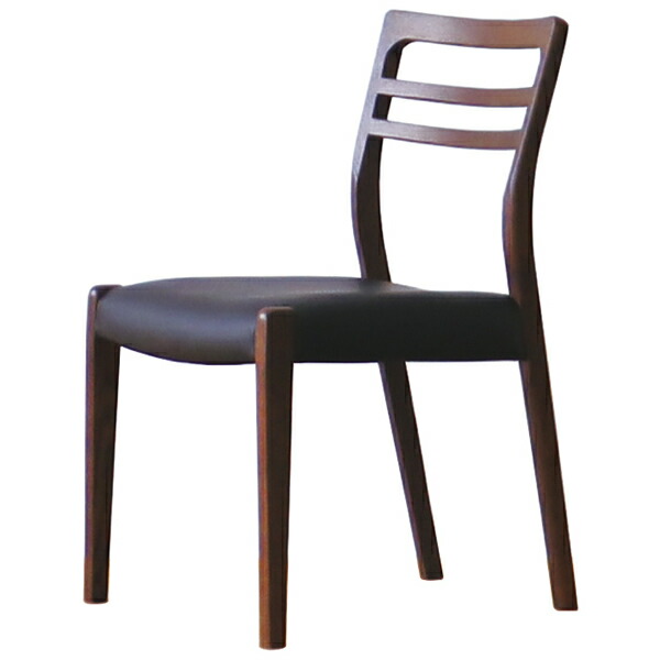 【楽天市場】ダイニングチェア アームレスチェア 肘無椅子 食卓椅子 オーク材 ブラウン 完成品：癒しの空間 家具や姫