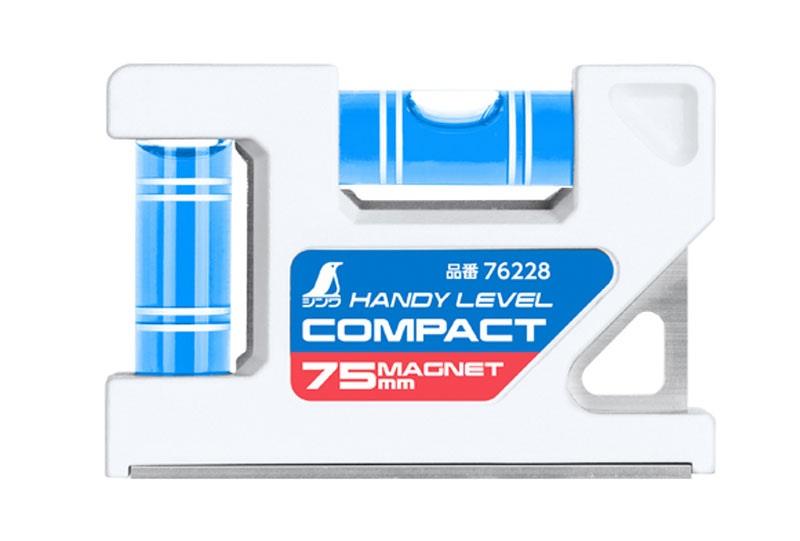 【楽天市場】水平器 ミニ シンワ測定 コンパクト ハンディレベル マグネット付き 75mm 76228棚柱取り付け垂直 ダボレール垂直取り付け ...