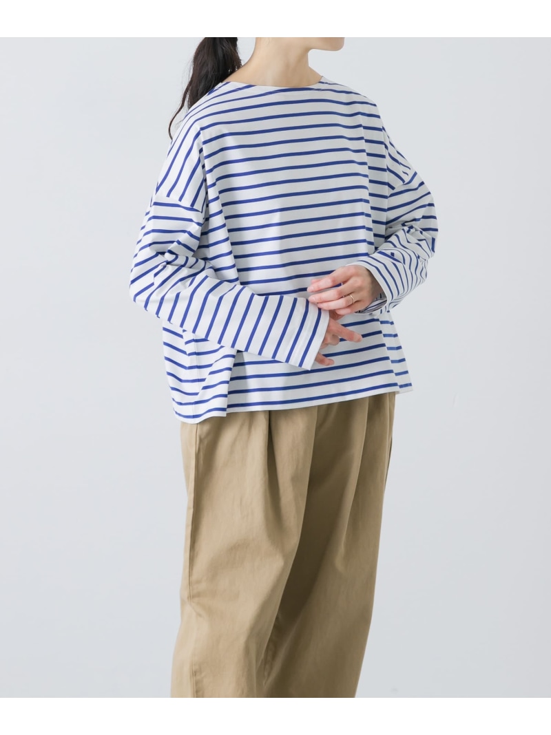 【楽天市場】クロップドボーダーカットソー かぐれ カグレ トップス カットソー・Tシャツ ブラック ブルー【送料無料】[Rakuten ...