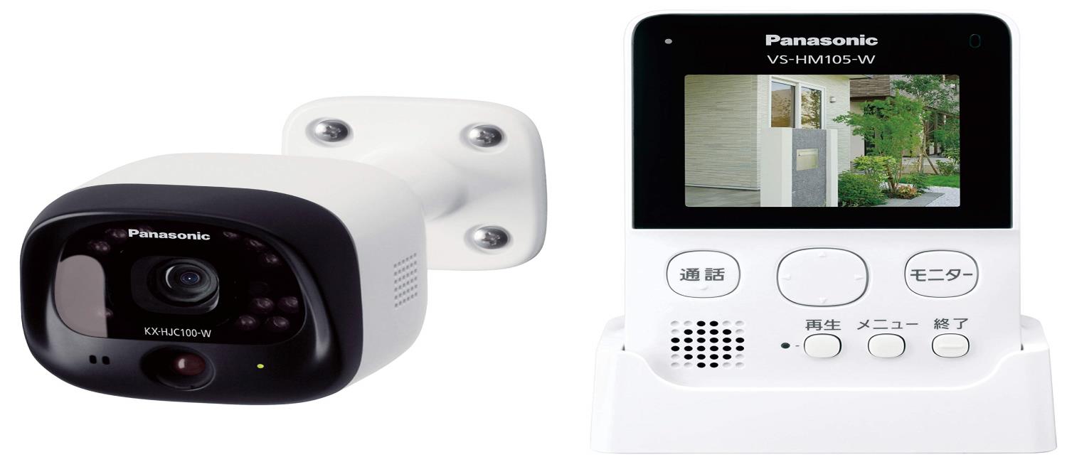 【楽天市場】パナソニック モニター付き屋外カメラ VS-HC105-W：kai-shop 楽天市場店