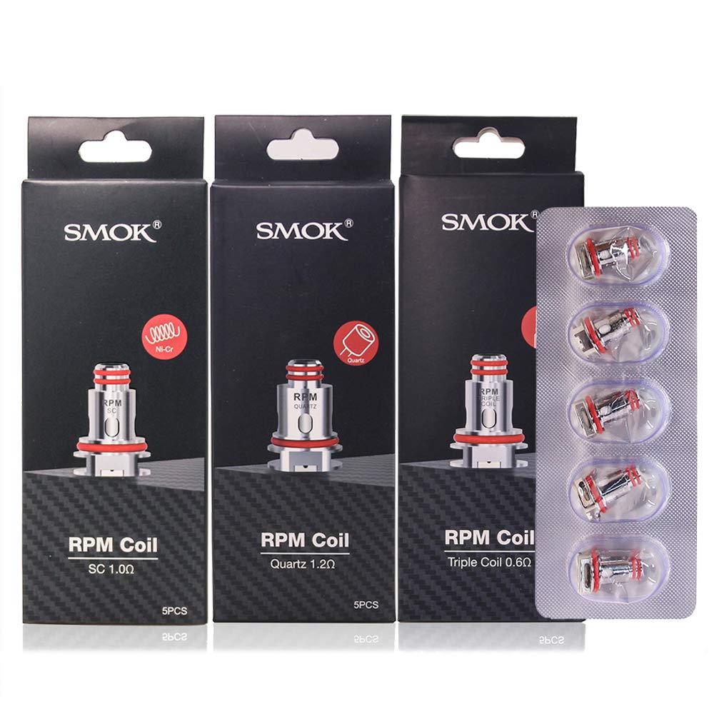 【楽天市場】正規品 Smok RPM 40 交換コイル Mesh Quartz Triple SC Coils 5 個 (RPM Mesh 0 ...