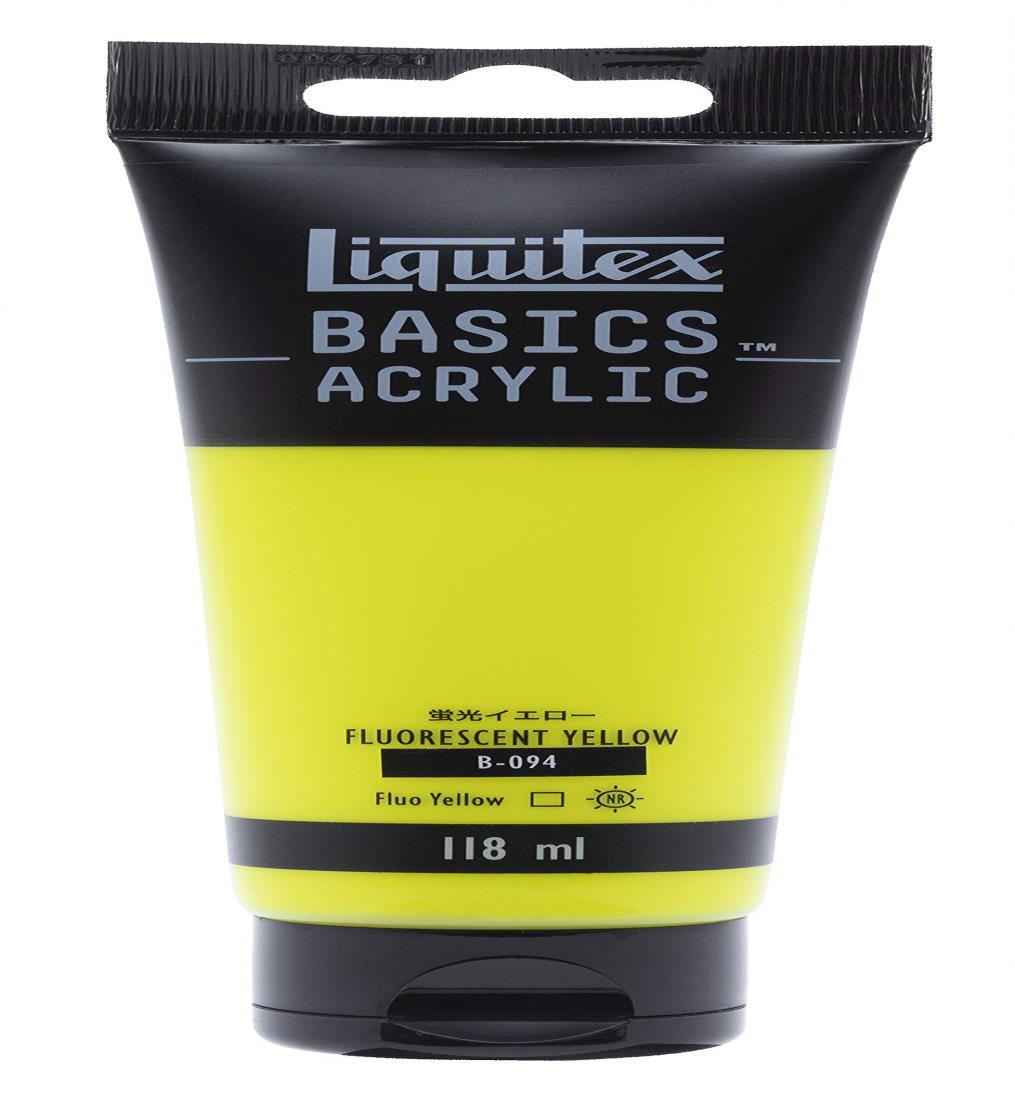 【楽天市場】リキテックス アクリル絵具 リキテックス ベーシックス 蛍光イエロー B-094 118ml：kai-shop 楽天市場店