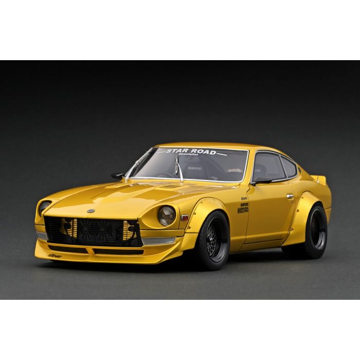 【楽天市場】【沖縄・離島配送不可】1/18 Nissan Fairlady Z S30 STAR ROAD Yellow Metallic 日産 フェアレディZ イエロー ミニカー IG ...