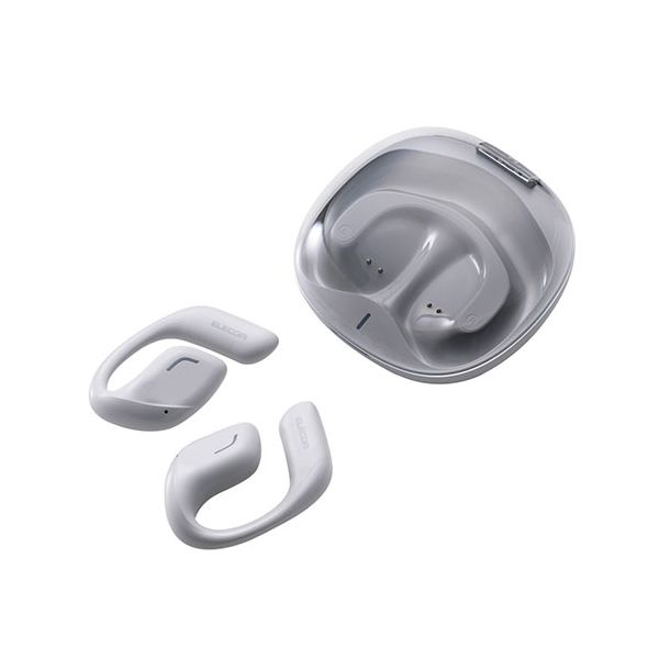 【楽天市場】エレコム オープンイヤー型ワイヤレスヘッドホン ウォームグレー LBT-OWS01GY：静岡朝日テレビ ショッピング