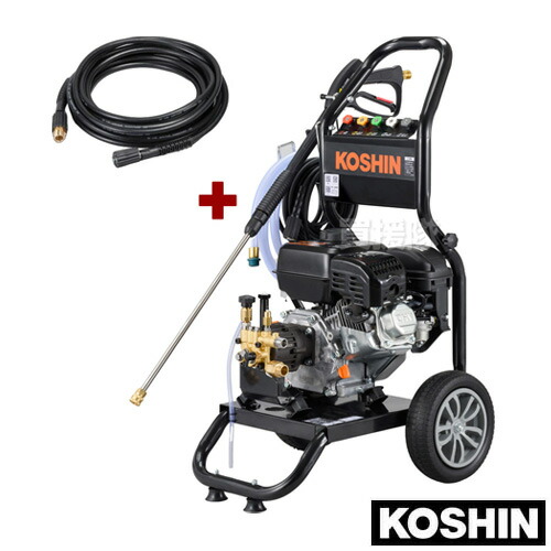 【楽天市場】【10m延長ホースセット】工進 エンジン式 高圧洗浄機 JCE-1710 【17Mpa 高圧力 高圧洗浄 業務用 家庭用 農機具 掃除機 洗車 外壁 ホース 火山灰 降灰 掃除 ...