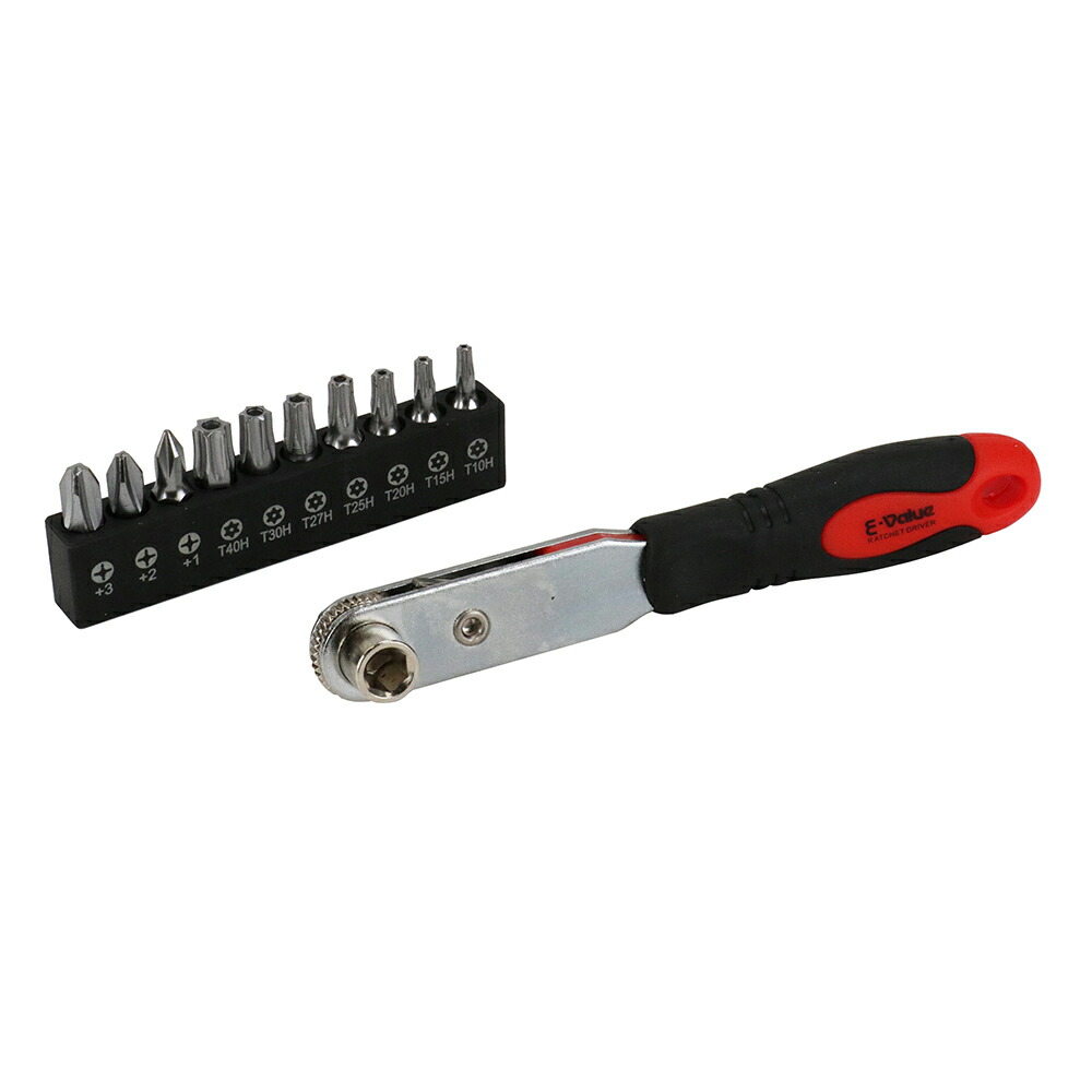 【楽天市場】【ポイント10倍】 E-Value ラチェットドライバーセット ERD-128 【FJtools E-Value ラチェットドライバーセット ERD-128 作業工具 ドライバー ...
