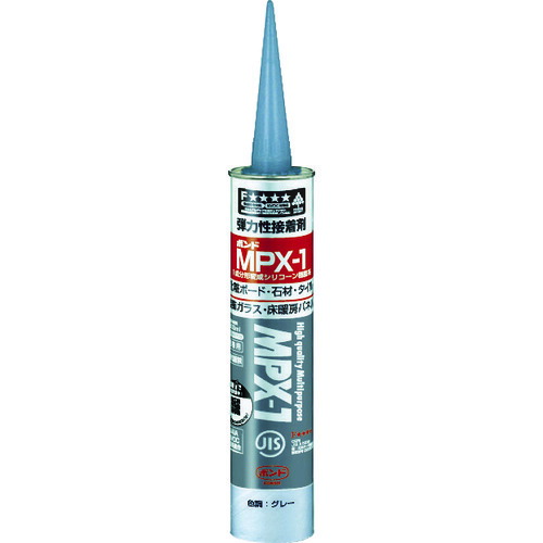【楽天市場】【ポイント10倍】コニシ ボンドMPX-1 グレー 333ml(カートリッジ) 57778 【DIY 工具 TRUSCO トラスコ 】【おしゃれ おすすめ】[CB99]：買援隊