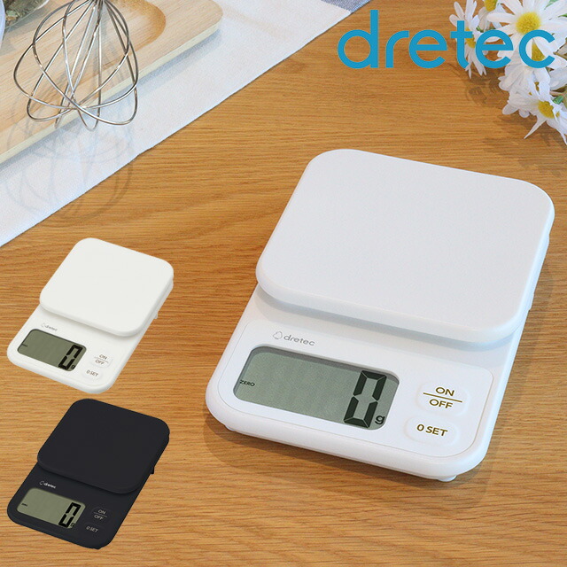 【楽天市場】デジタルスケール「エクレ」3kg(1g)ホワイト/ブラック KS-839WT/KS-839PK ドリテック【軽量 大画面 オートパワーオフ 省エネ設計 壁掛け 量り キッチン ...