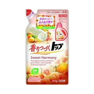 【楽天市場】【お一人様1個限り特価】【ライオン】【トツプ】香りつづくトップ Sweet Harmony つめかえ用 810g【810G ...