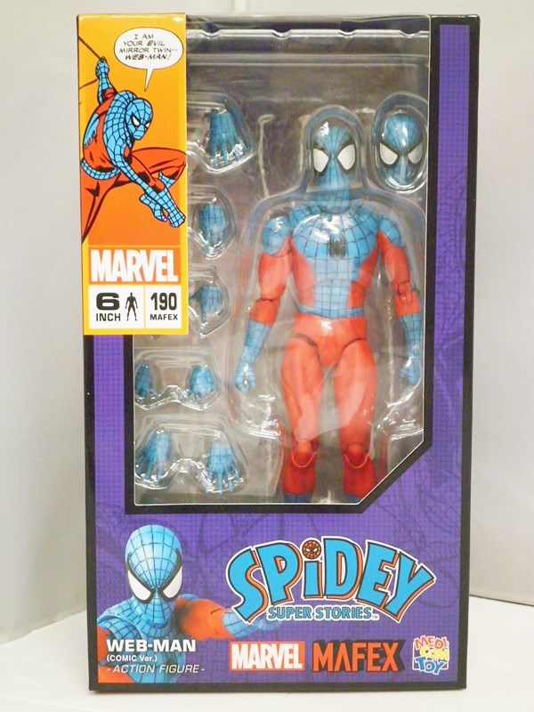 【楽天市場】【中古】MAFEX No.190 WEB-MAN (COMIC Ver.) / マフェックス ウェブマン アクションフィギュア ...