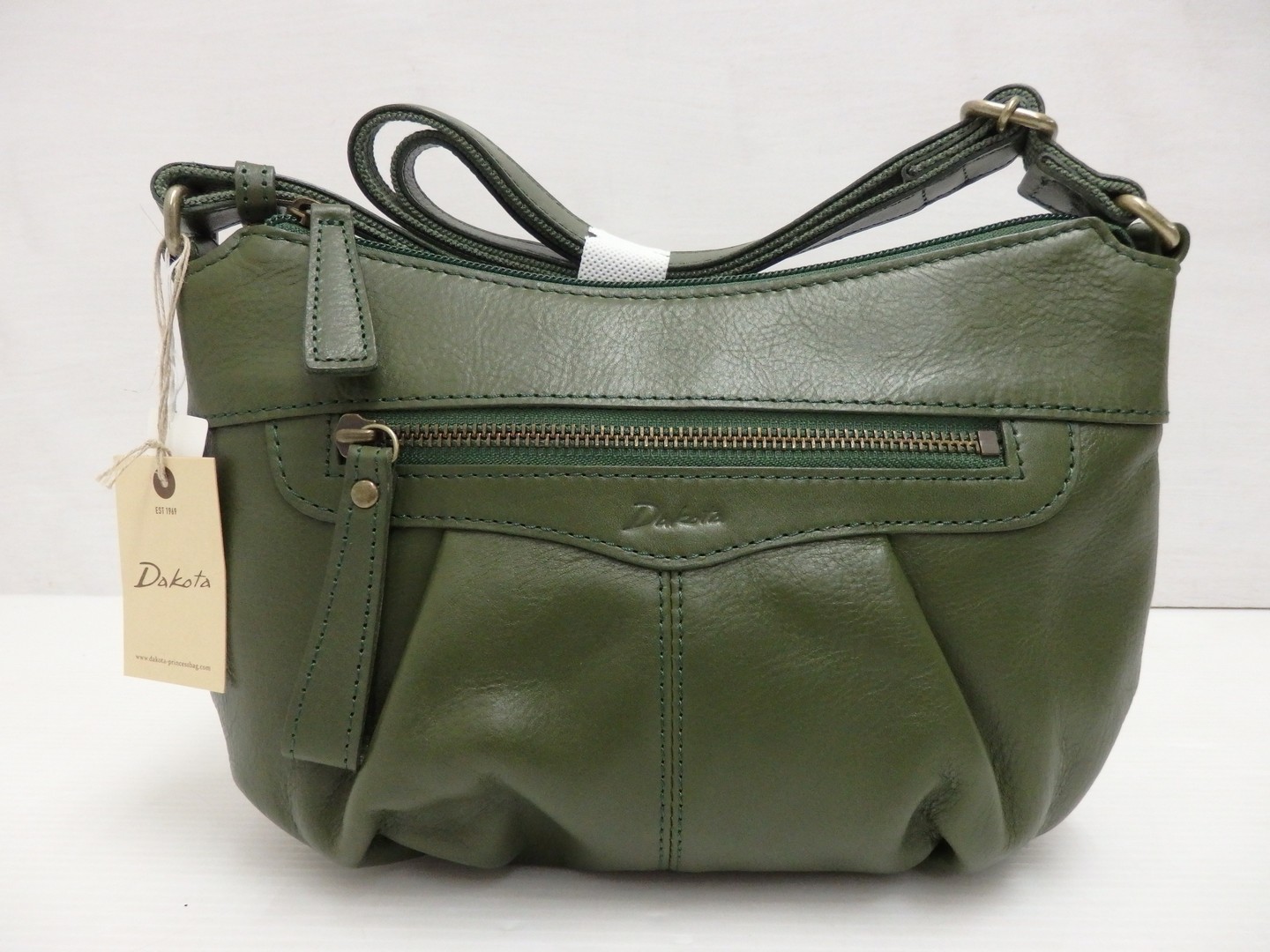 【楽天市場】【中古】 Dakota ダコタ レザー ショルダーバッグ 1034342 グリーン系 牛革 【鳥取店】：開放倉庫山陰オンラインショップ